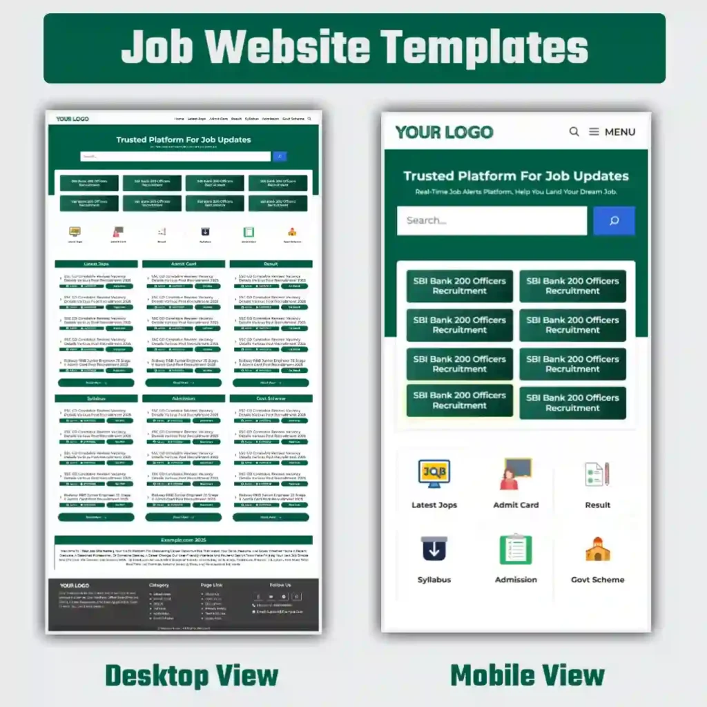 WordPress Jop Site – Job Website Templates For GeneratePress ...